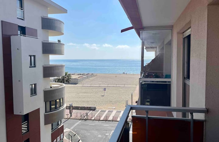 T1bis Vue Mer, Clim Et Parking - Canet-en-Roussillon
