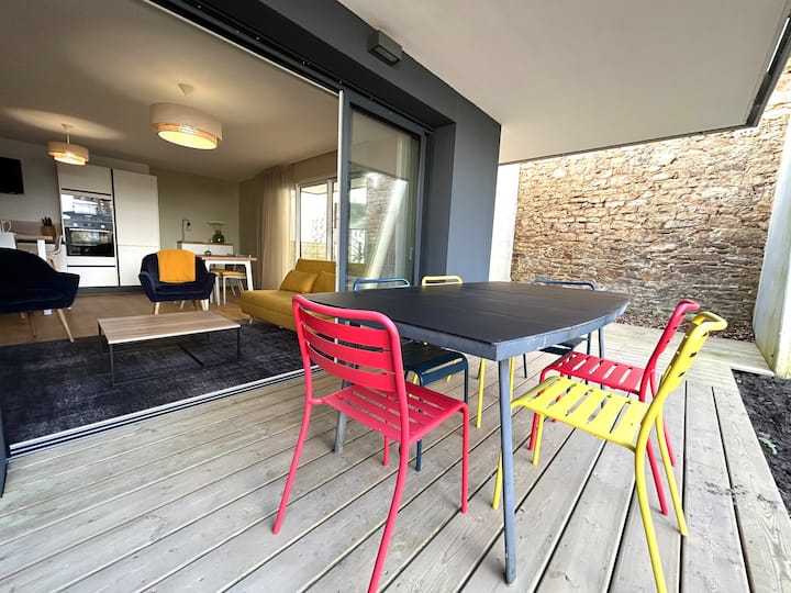 Appartement Centre Avec Jardin - 400m Plage - Concarneau