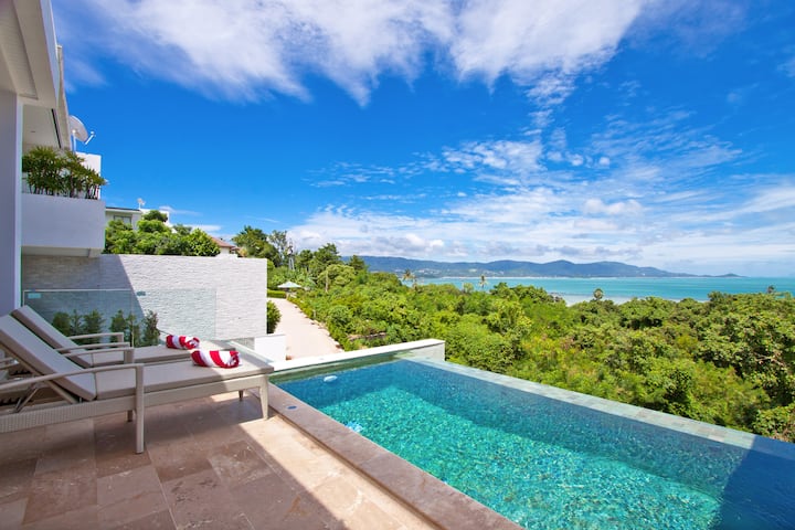 New!! Summer Salt--the Best Sunset Villa In Samui - パンガン島
