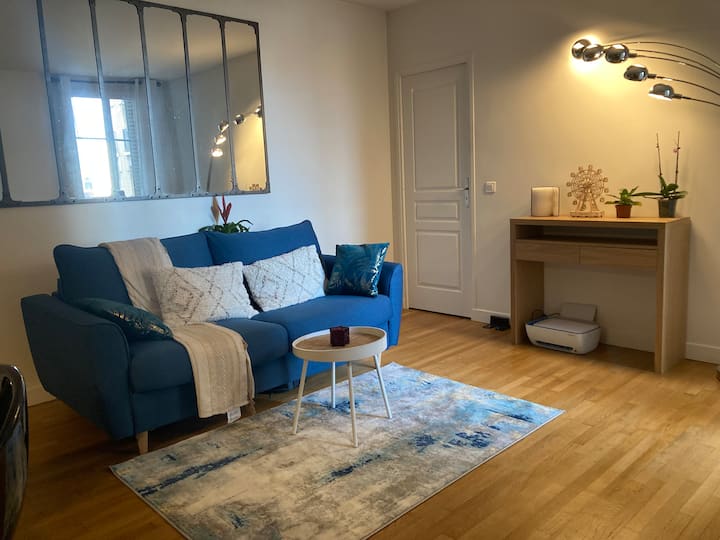 Chambre Cocoonée Cozy-colombes- Paris St Lazare - Courbevoie