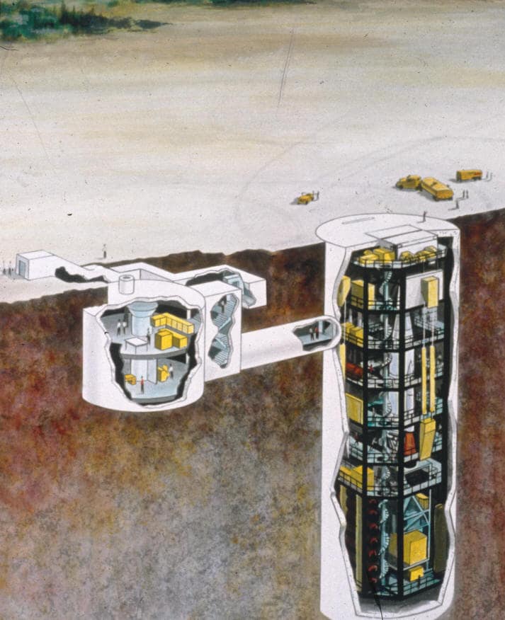 True Cold War Relic Atlas F Missile Silo / Bunker in Roswell, New ...