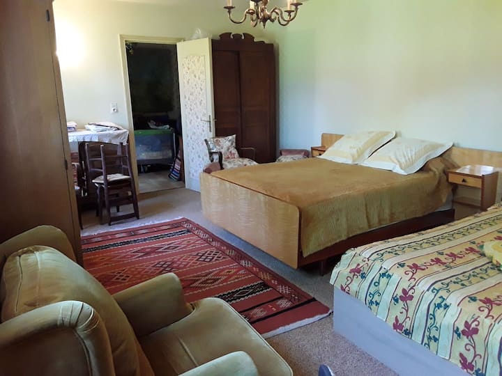 Grande Chambre 2 Lits à 2 Places - Cournon-d'Auvergne