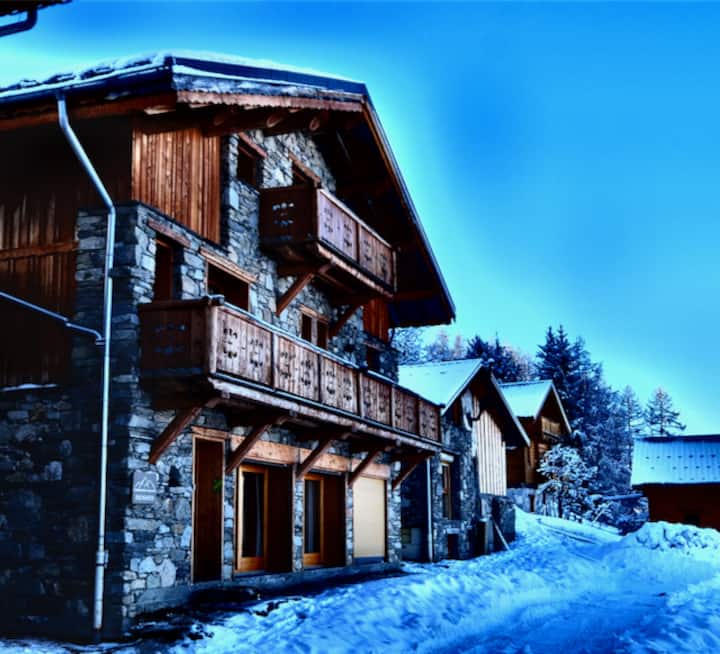 Chalet Alpin Tradition Au Coeur De Paradiski - Peisey-Nancroix