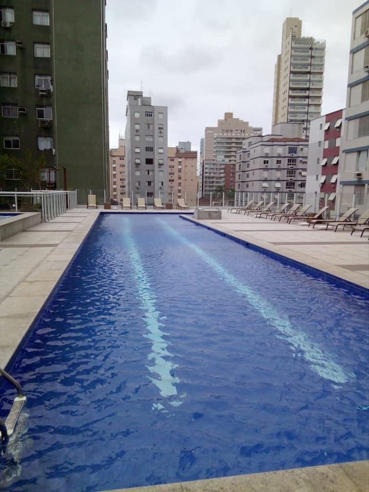 Apartamento Com Vista Livre Mar - Santos, Brasil