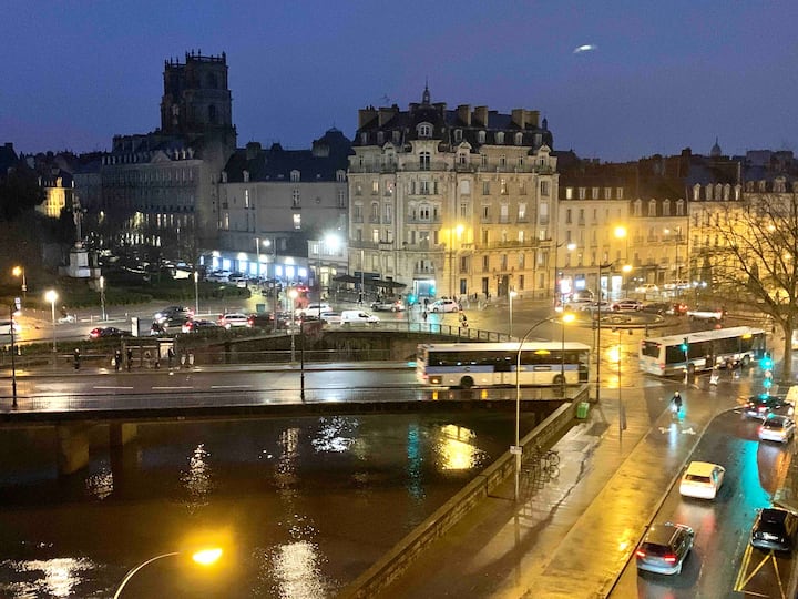Appartement Spacieux Vue Dégagée Centre Rennes - Rennes