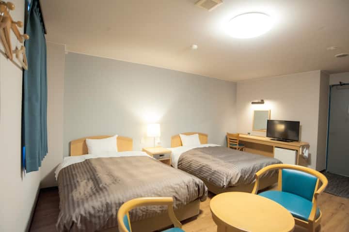 Twin Room - Free Parking - Max 2 Adults - Yoshida