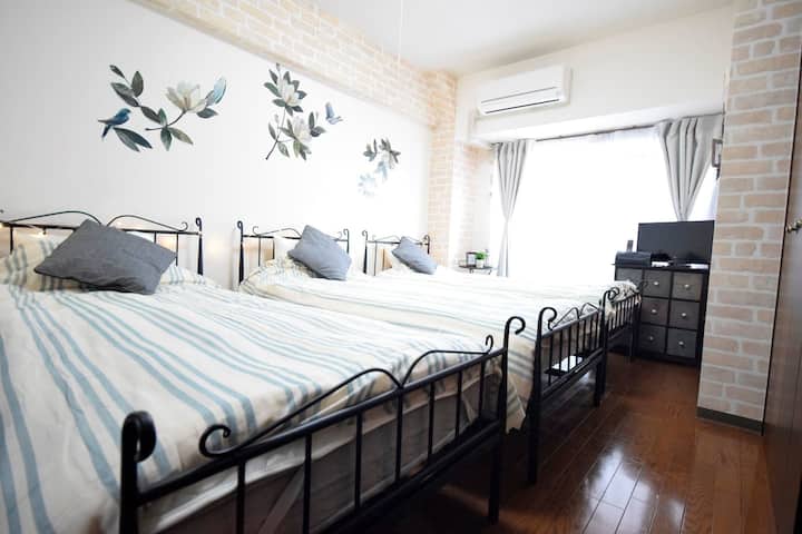 4ppl/702/7 Mins To Nihonbashi Sta/ Dotonbori/a2021 - Osaka, Japan