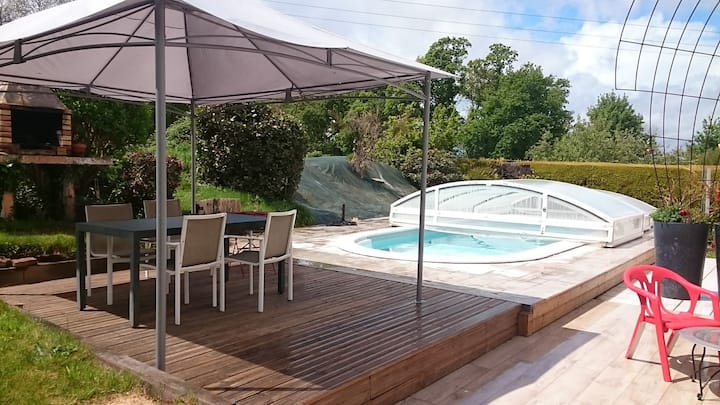 Maison Avec Piscine En Centre Bretagne - Pontivy