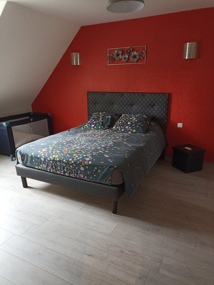 Chambre Privée Proche Circuit 24h Avec Piscine - Le Mans