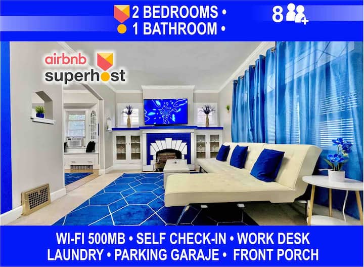 Sapphire Haven: Neat 2br Lower Unit• 8 Min Airport - Parma, OH