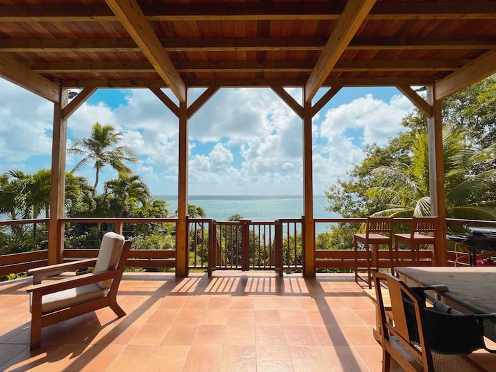 Magique Vue, Villa Familiale Les Pieds Dans L’eau - Martinique