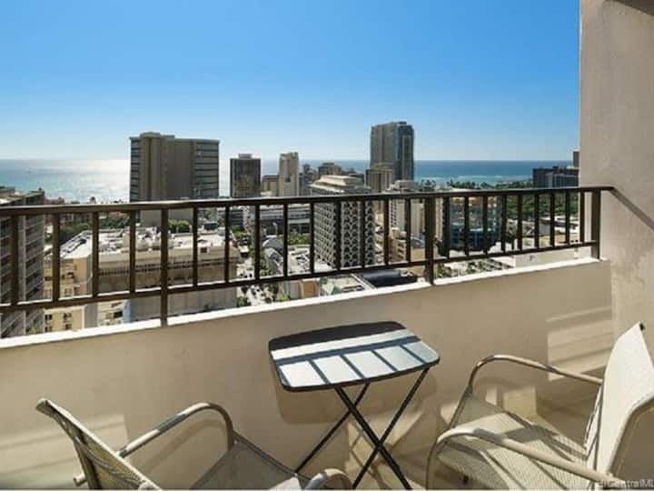 Royal Kuhio 25f/great Ocean View/1month~w/parking - Honolulu