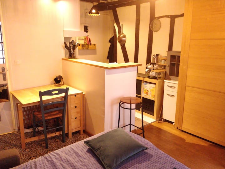 Charmant Studio - Calme Et éQuipé - Quartier Latin - Chatelet - Les Halles - París