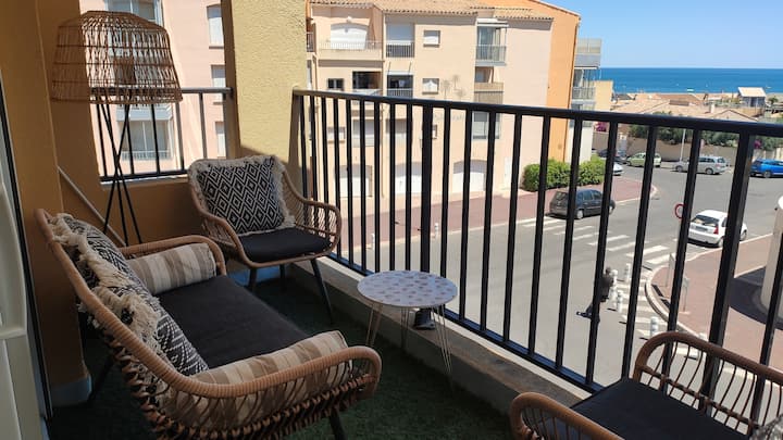 Grand Duplex Vue Mer, Piscine Et Garage 4/5 Pers - Agde