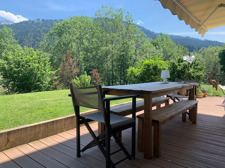Joli Appartement En Duplex Et Rez De Jardin - Praz-sur-Arly