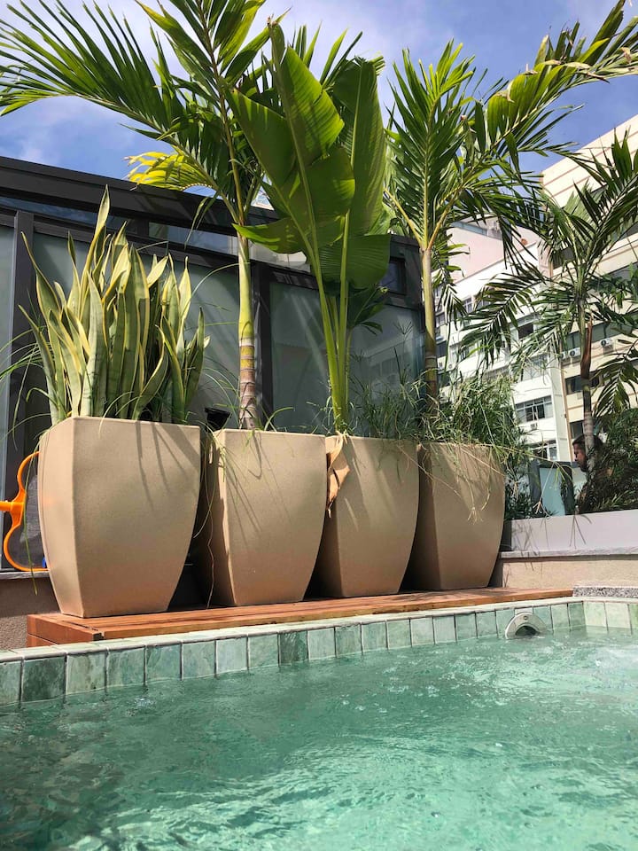 Nice Small Duplex Penthouse With Private Pool - Ipanema