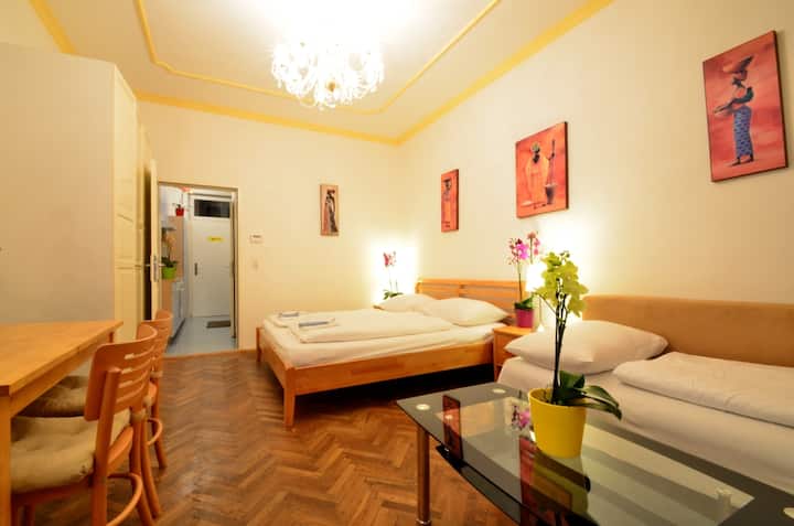 Cozy Double Bed Apartment Near U2 Messe Metro - Vienna