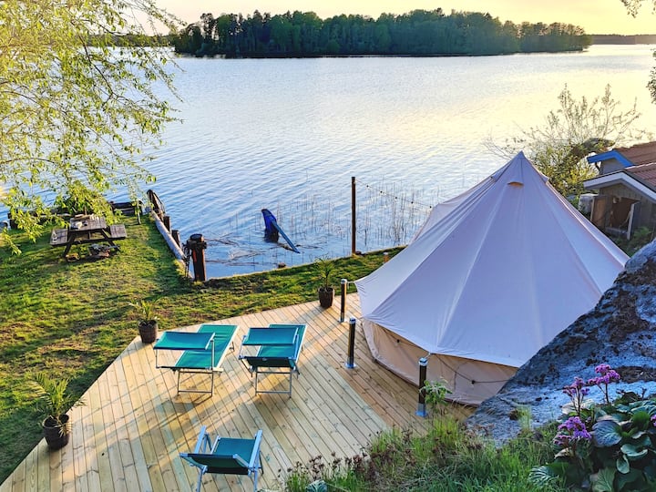 Glamping Tält Vid Mälaren - Enköping