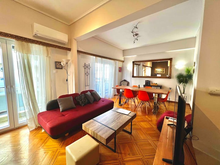 Big Apt.20' From The City Center.quiet-safe Area. - Athens