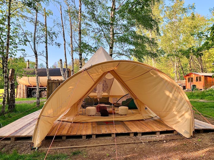 Sahara Zelt Am Waldrand Im Naherholungsgebiet - Chemnitz