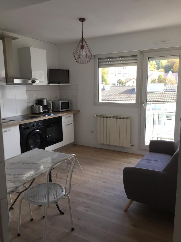 T2 Meublé Centre Ville Vue Revard - Le Bourget-du-Lac