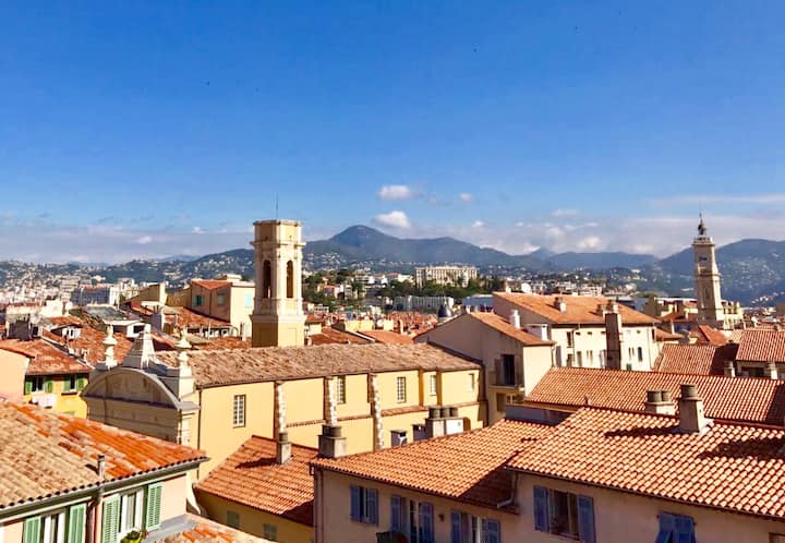 Vielle Ville Magnifique 3p Climatisé, Vue Féerique - Nizza