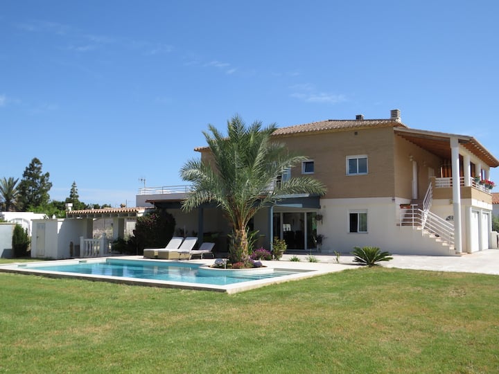 Chalet Casa Oliva, 500 M De La Playa Con Piscina - Oliva