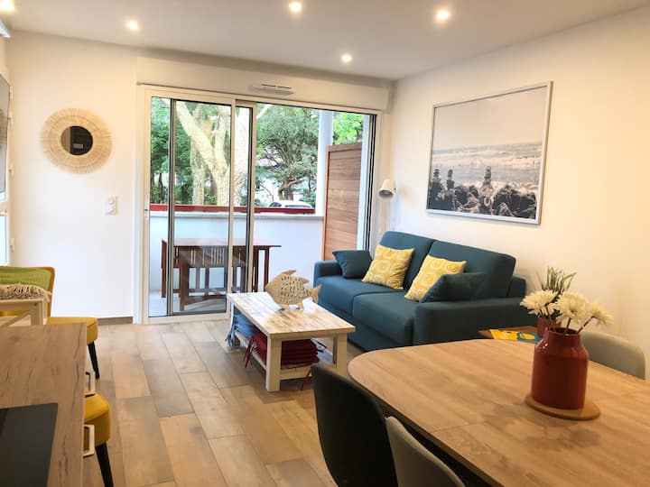 T3 Neuf Climatisé Hossegor, Plage à Pied, Parking - Soorts-Hossegor