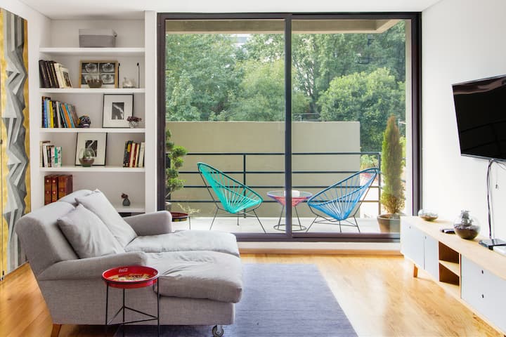 Enjoy The Sun In A Stunning Colonia Roma Apartment's Terrace - Mexico City