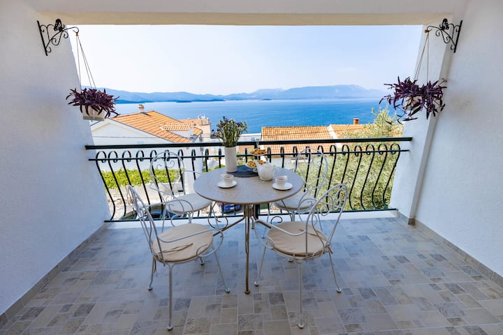 Villa Ema1 Sea View Terrace Garden Sunbes Parking - Neum