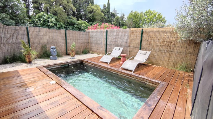 Impression Du Sud 2 / Piscine En Bois, 2 Chambres - Les Baux-de-Provence