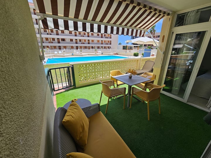 Fayser 108 Aircon And Direct Pool Access 70m Beach - Los Cristianos