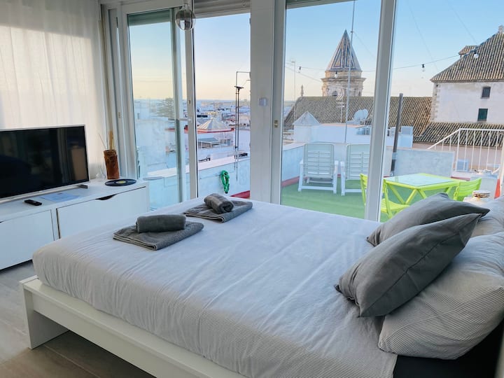 ÁTico Terraza Con Vista Al Mar - Cadix