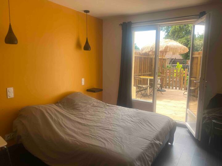 Chambre Parental Et Espace Extérieur Privé - Seignosse