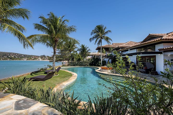 Buz032 - Villa Avec 9 Chambres En Front De Mer à Búzios - Cabo Frio