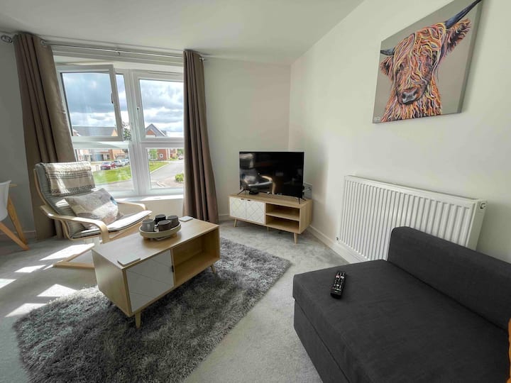 Modern 2-bedroom Flat Free Parking - Peterborough, Royaume-Uni