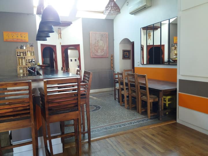 Séjour Spacieux-lyon 7- 3ch-8pers-2'métro-10'tram - Lyon