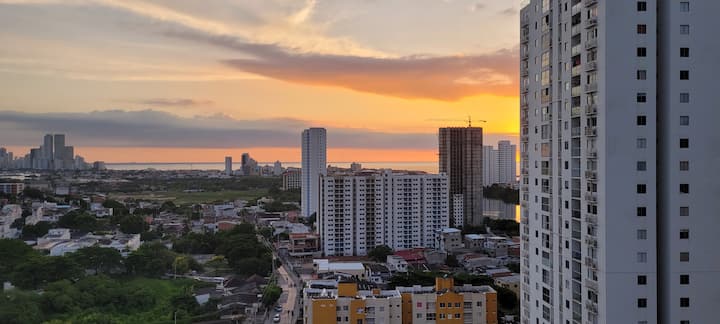 Hermoso Apto Muy Cerca A Playa - Cartagena, Colombia