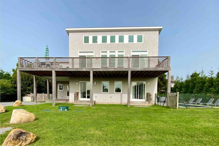 Montauk 4bd/3.5ba Ocean, Pool Spa & Private Beach. - モントーク, NY