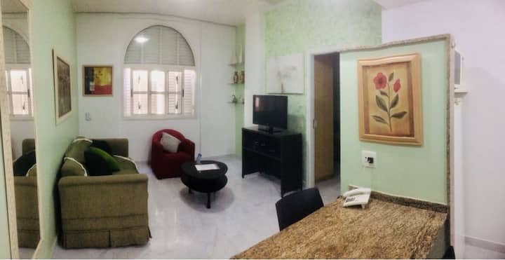 Estilo Art Déco, Conforto E Segurança Próx à Praia - 1 Suite - Copacabana