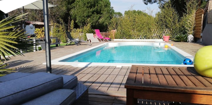 Pavillon 60m2 Piscine Privé,jaccuzi Sans Visàvis🌴🍹 - French Riviera