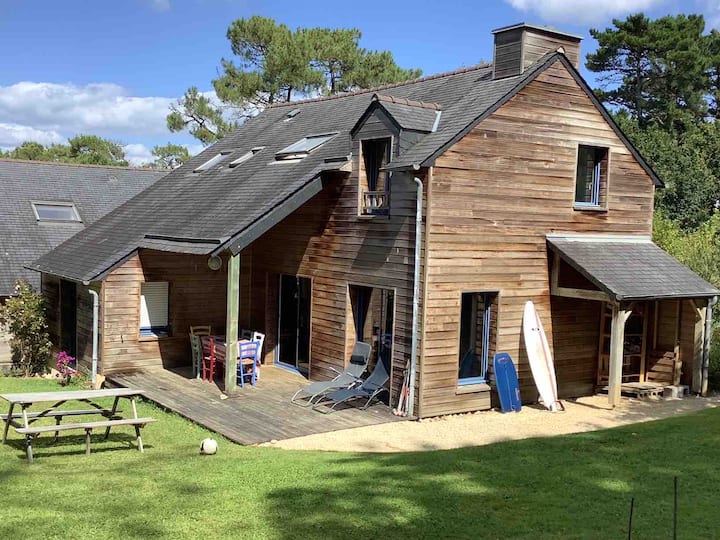 Maison En Bois Située à L’orée Du Bois Du Kador - Crozon