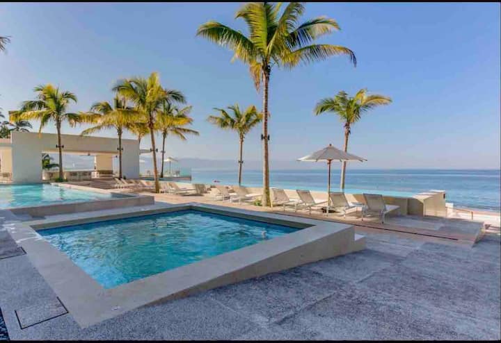 Privately Gated Oceanfront 2 Bedroom Condo - Puerto Vallarta