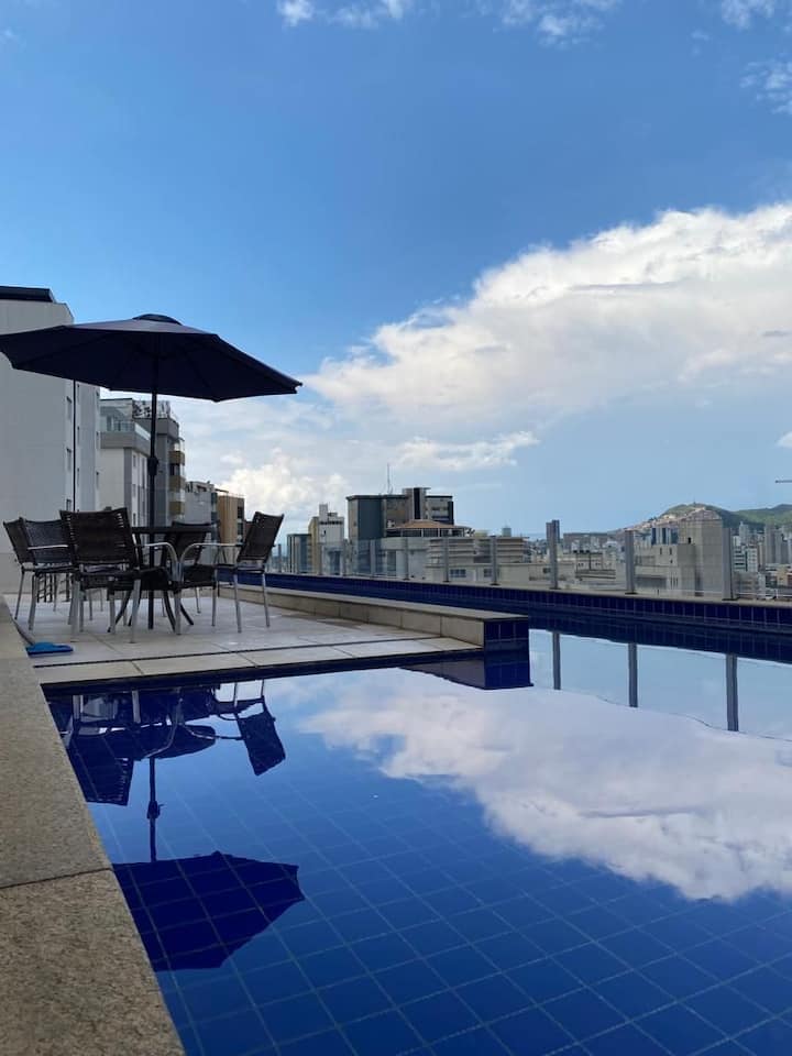 Apartamento Charmoso Com Piscina - Belo Horizonte