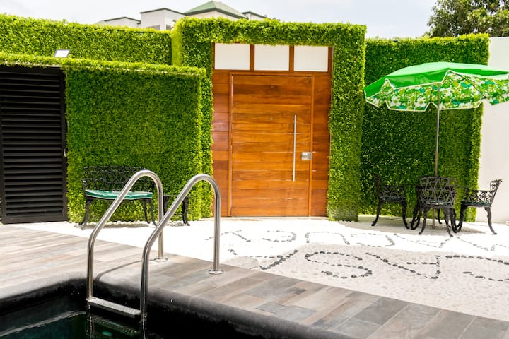 Boho Chic Loft (Comfortable) With Pool - Cancún