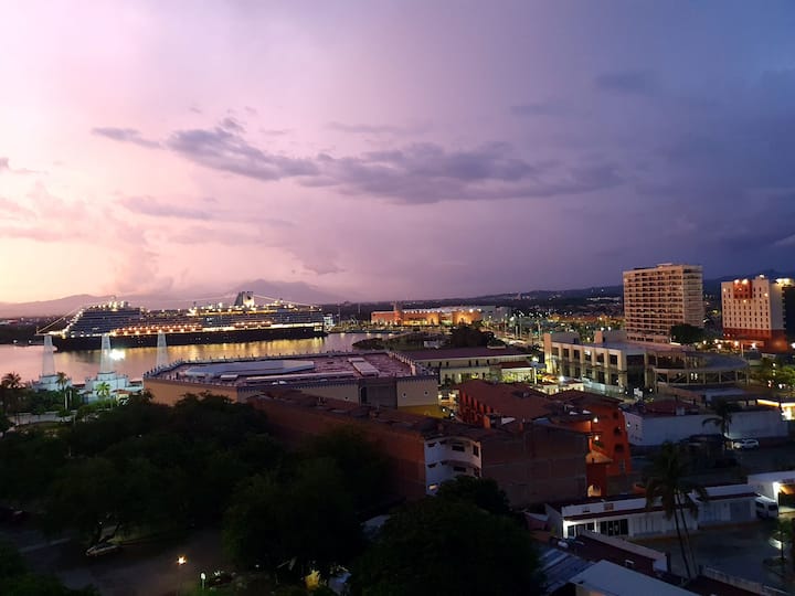 Lindo Condo Ocean View En Torre Ambar,pto Vallarta - Puerto Vallarta