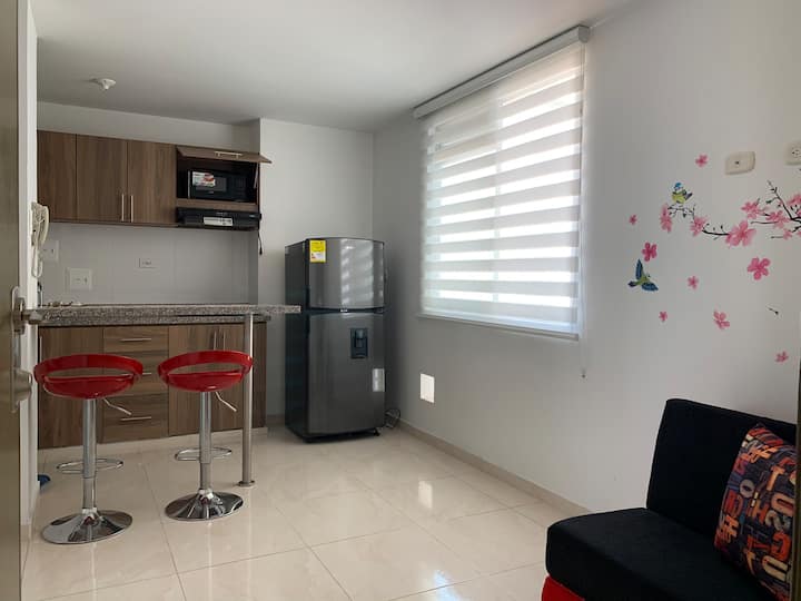 Apartaestudio Acogedor Excelente Ubicación - Uis - ヒロン
