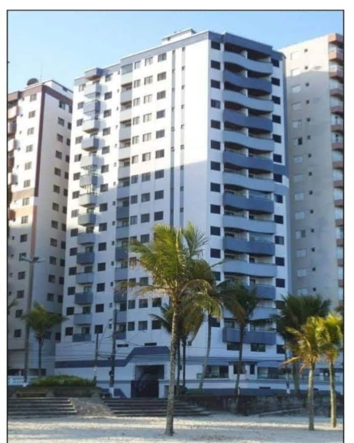 Apartamento Wi-fi "Pé Na Areia" Na Cidade Ocian - Praia Grande
