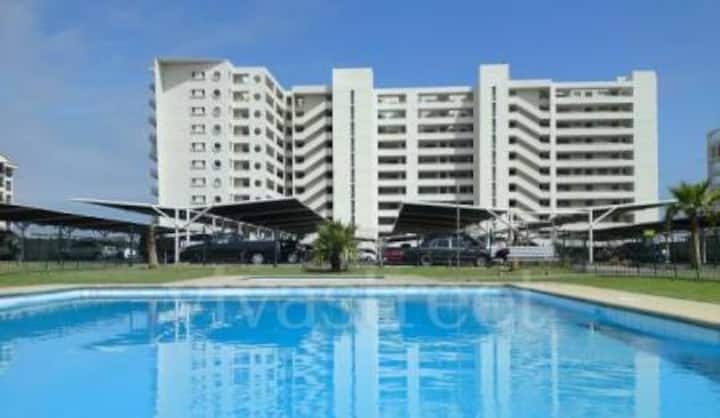 Excelente Departamento Con Playa En Edif. Oceanic - La Serena