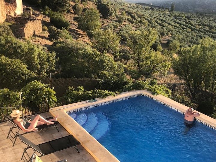 Casa - Terrazas Vistas, Chimenea Y Piscina Verano - Castril